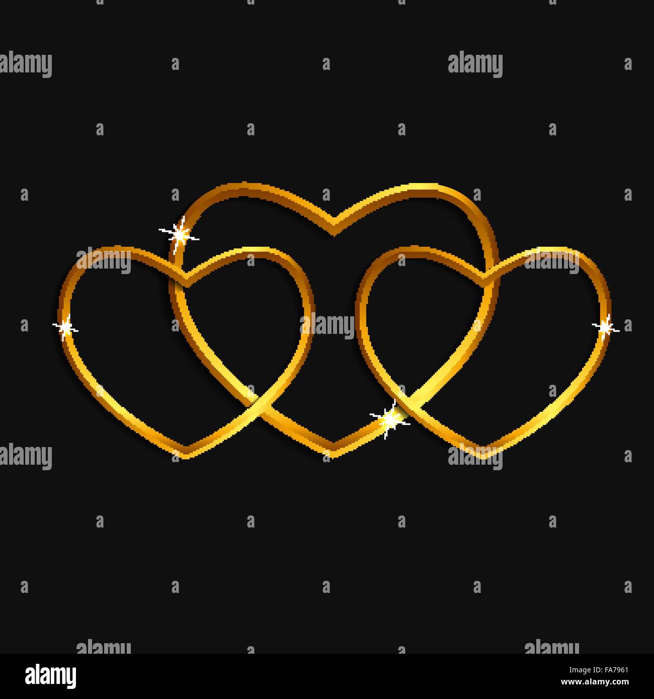 Happy Valentines Day Card Vector Illustration Stock Vector Image And Art