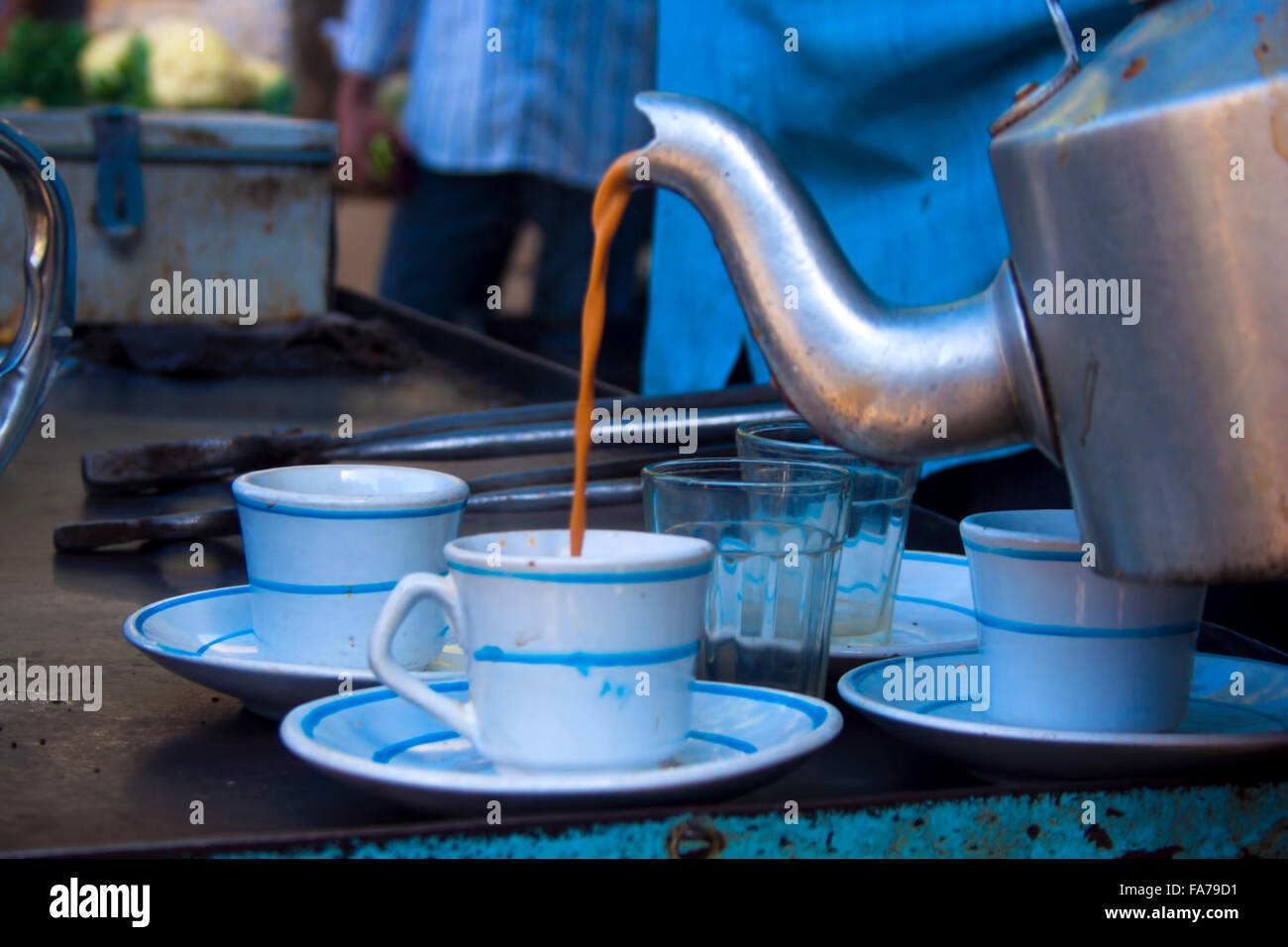 time to take break. Indian tea Stock Photo - Alamy