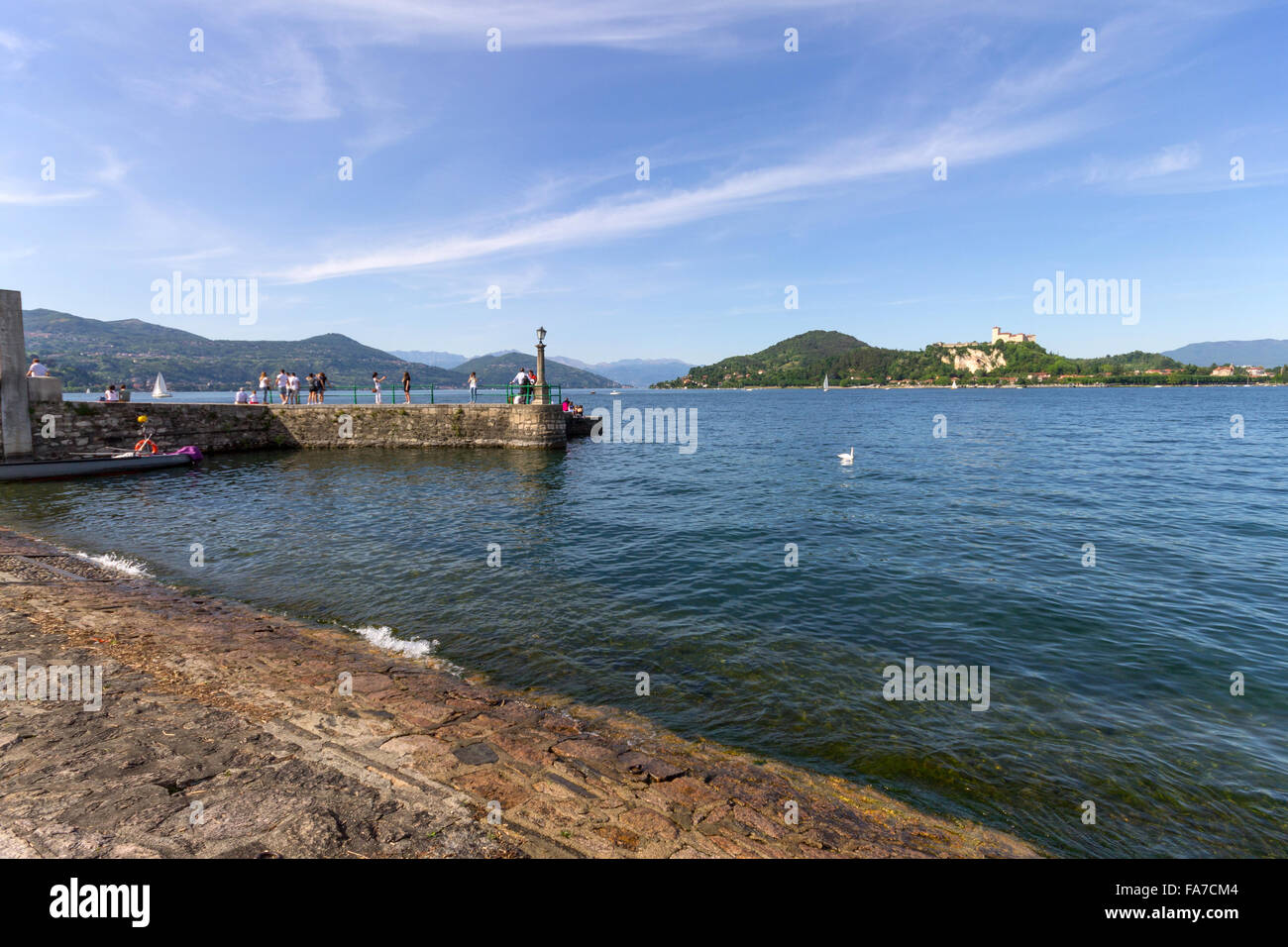 Arona lago maggiore hi-res stock photography and images - Alamy