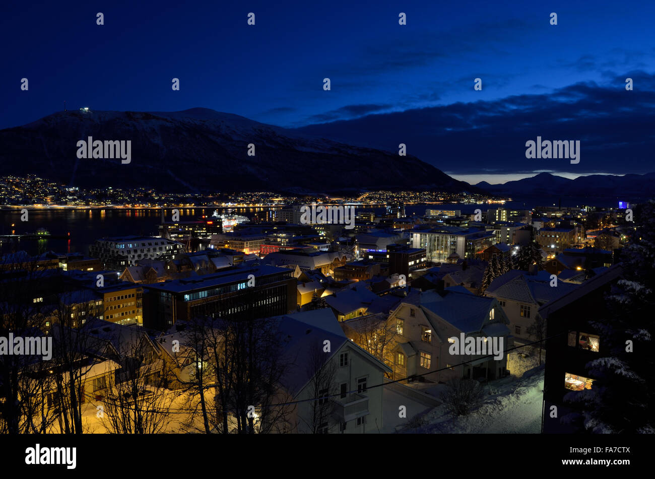 Downtown Tromso The Arctic High Resolution Stock Photography and Images ...