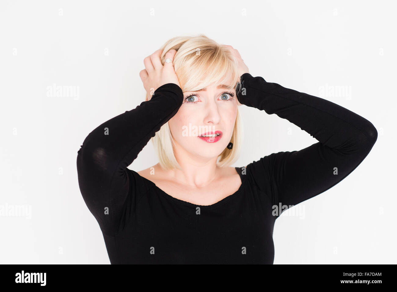 Bemused woman hi-res stock photography and images - Alamy
