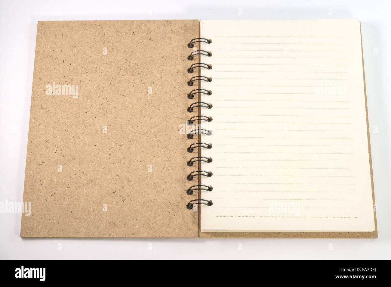 Blank empty notepad on white white background Stock Photo - Alamy