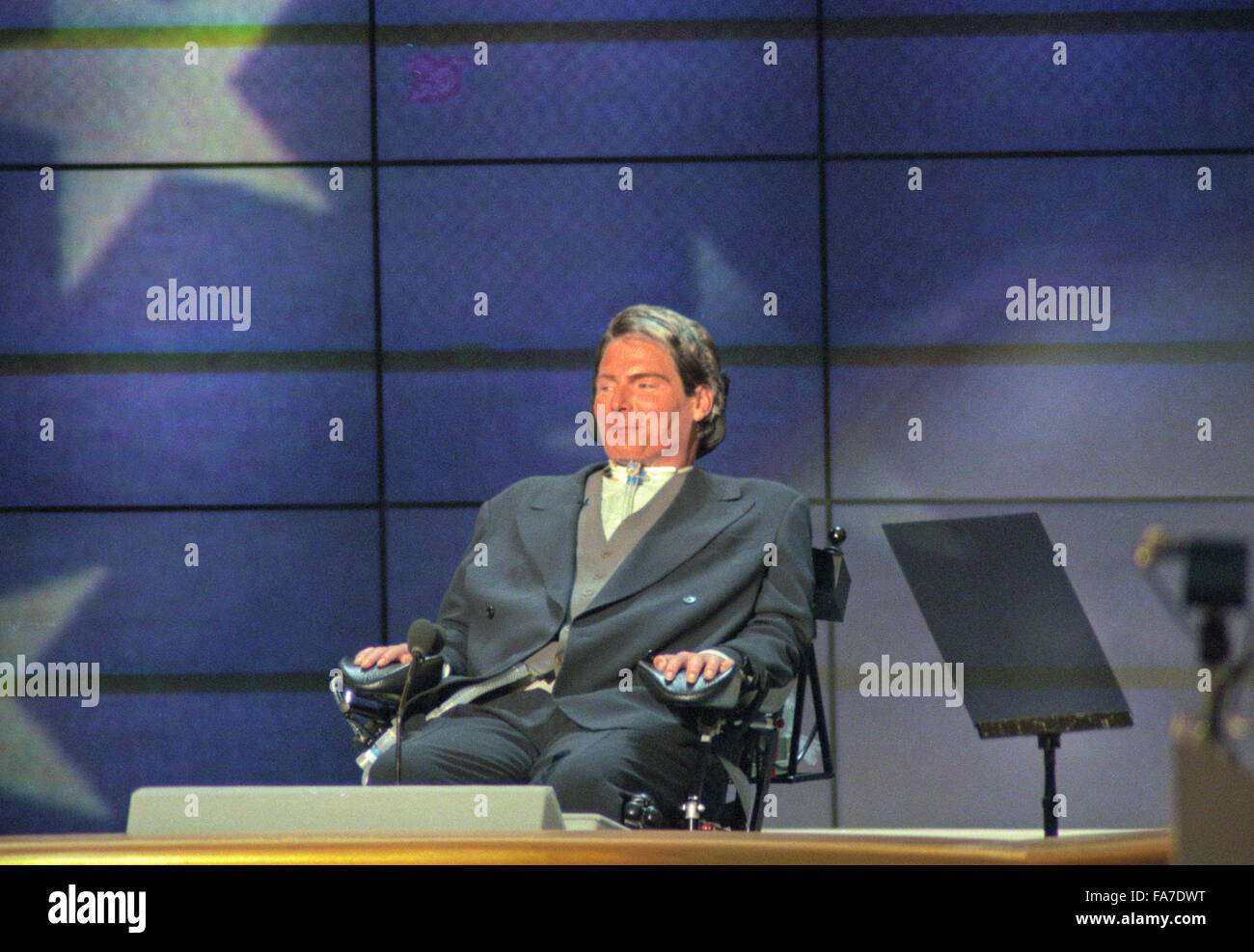 Christopher Reeve, actor, quadriplegic, disability rights activist and ...