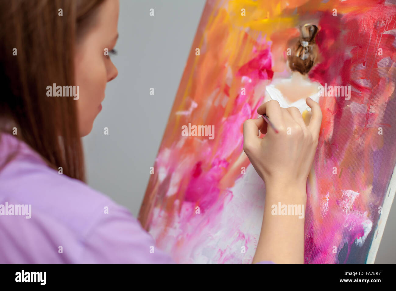 Creative artist for drawing in the studio Stock Photo - Alamy