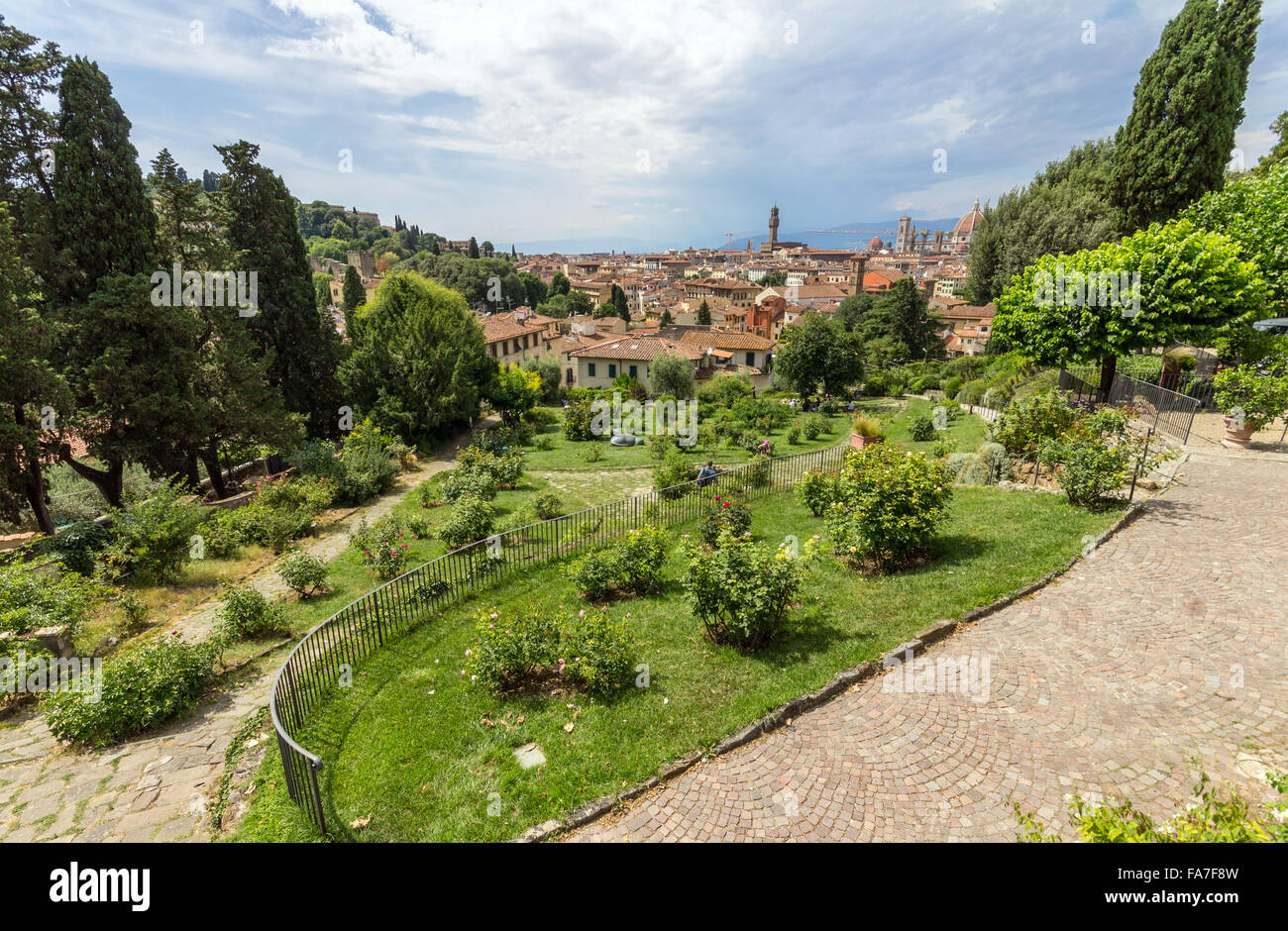 Florence rose garden hi-res stock photography and images - Alamy