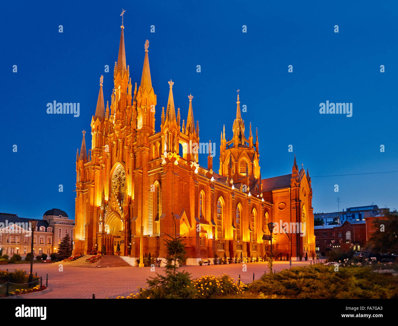 Moscow catholic cathedral hi-res stock photography and images - Alamy