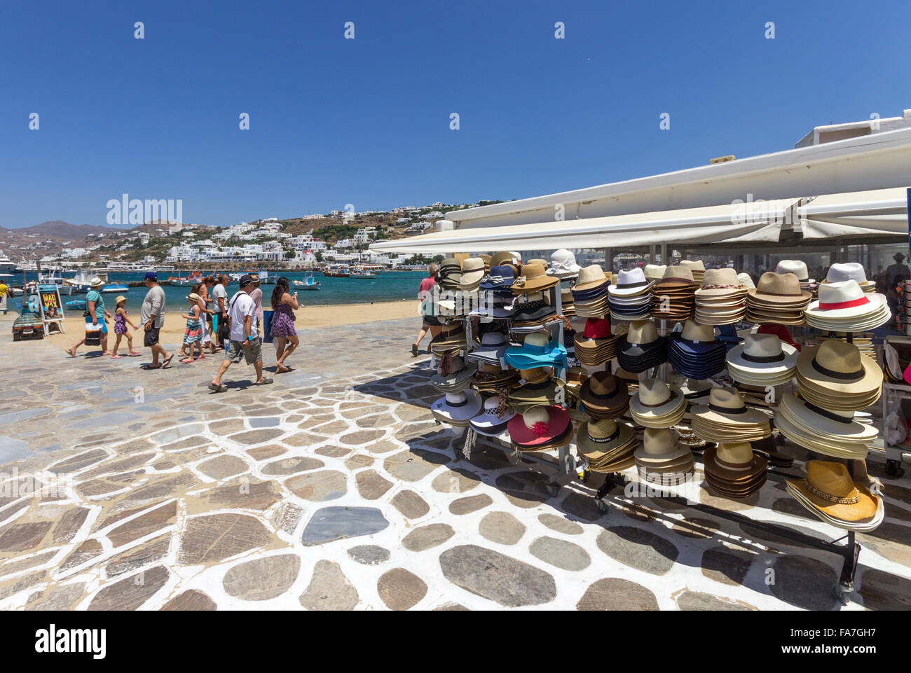 Greece, Cyclades Islands, Mykonos Island, Mykonos Town Stock Photo - Alamy