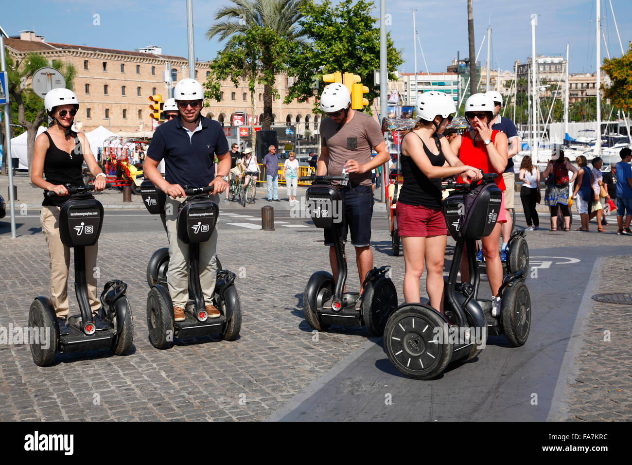 Segway tour barcelona hi-res stock photography and images - Alamy