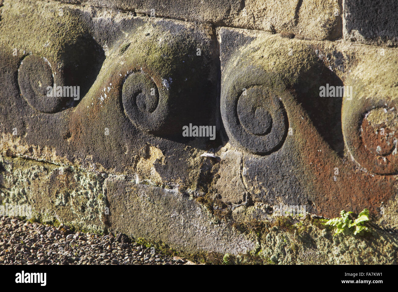 Exterior detail of East Riddlesden Hall, West Yorkshire. East ...
