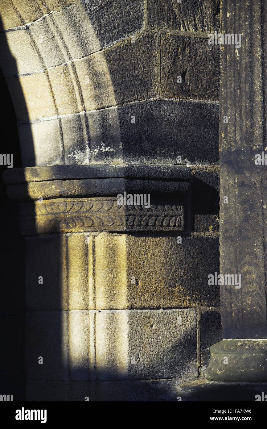 Exterior detail of East Riddlesden Hall, West Yorkshire. East ...