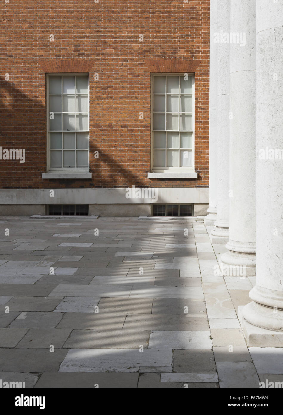 The columns of the 'transparent' portico at Osterley Park and House ...