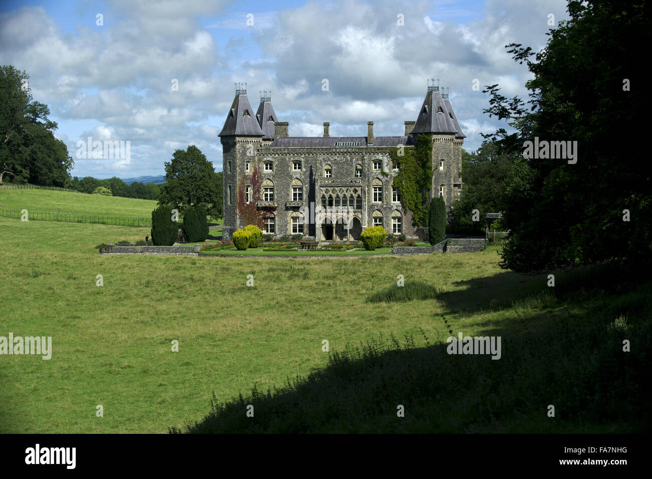 Newton House at Dinefwr Park, Llandeilo, Carmarthenshire, Wales Stock ...