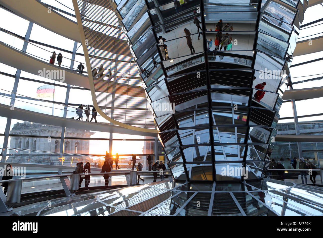 Reichstag Dome And Sunset High Resolution Stock Photography and Images ...