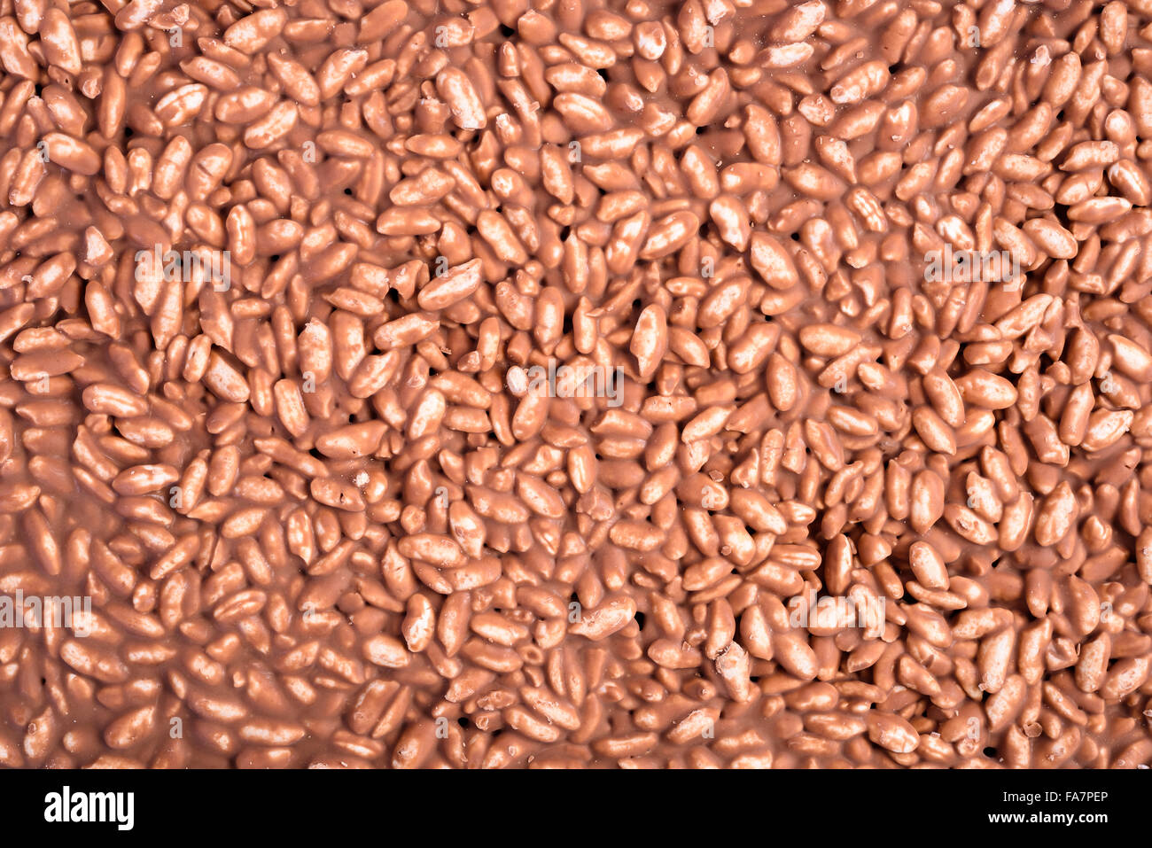 Milk Chocolate With Expanded Rice Stock Photo - Alamy