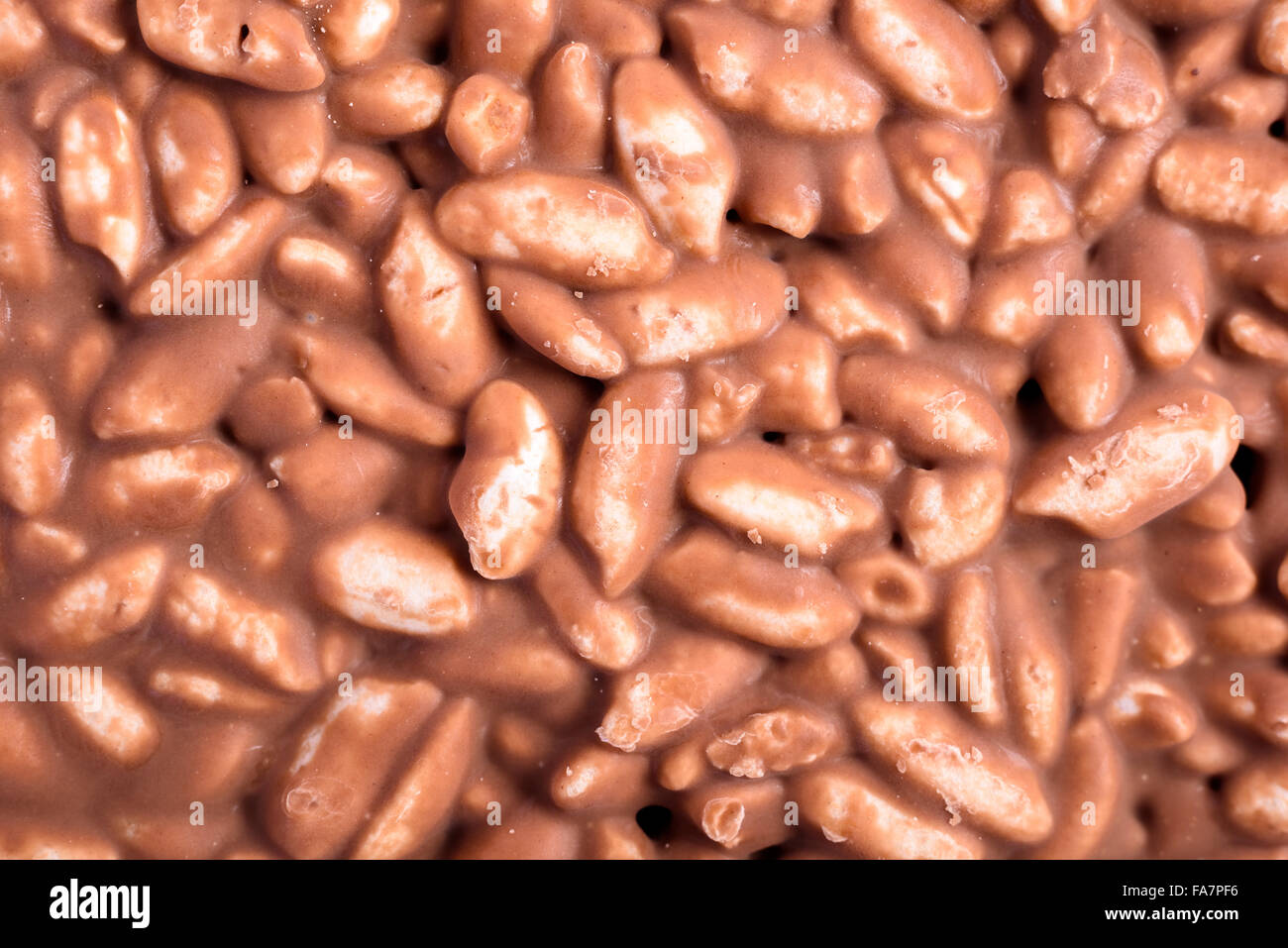 Milk Chocolate With Expanded Rice Stock Photo - Alamy