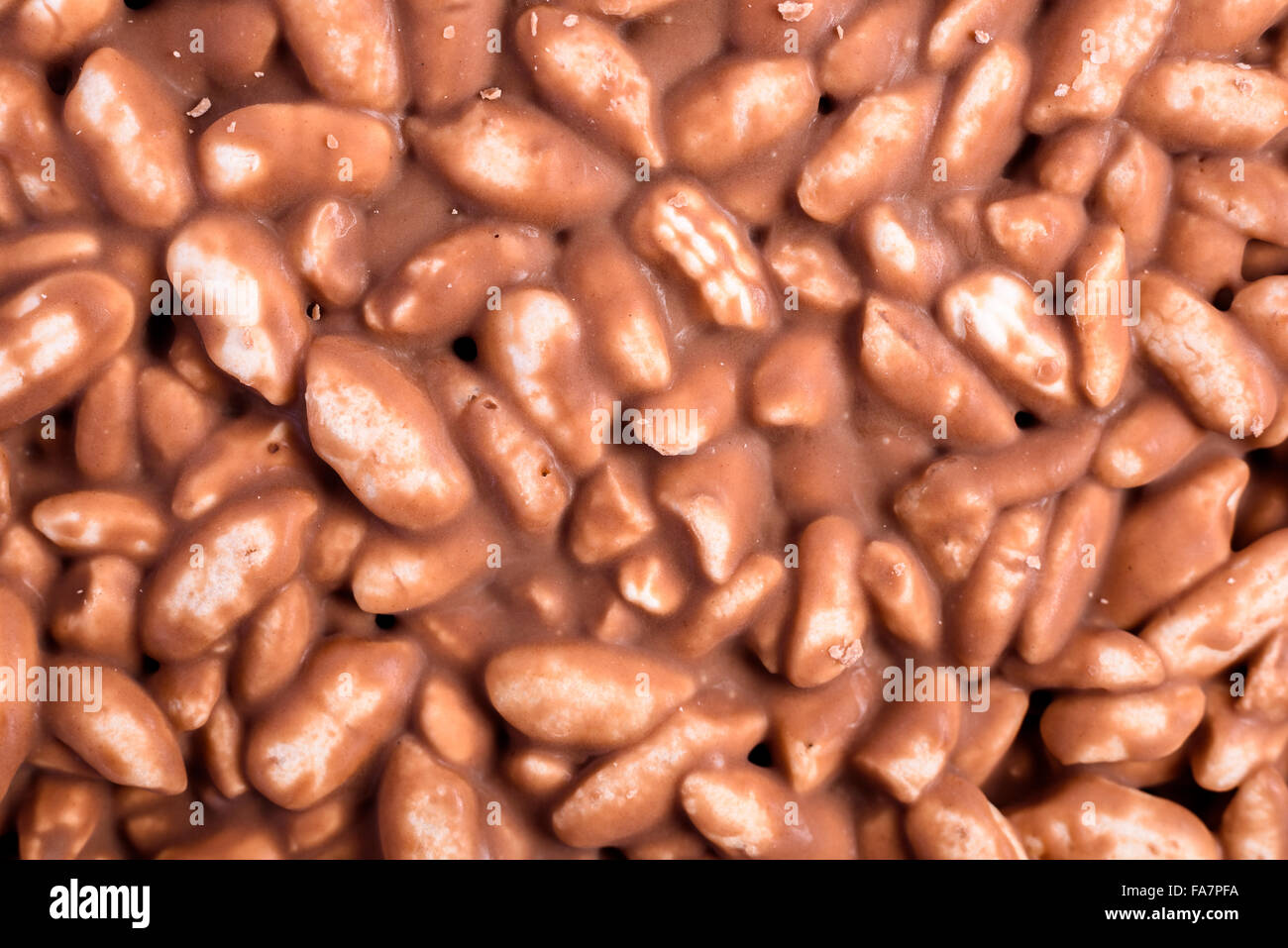 Milk Chocolate With Expanded Rice Stock Photo - Alamy