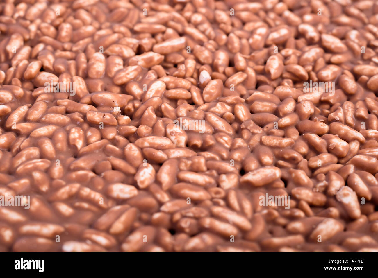 Milk Chocolate With Expanded Rice Stock Photo - Alamy