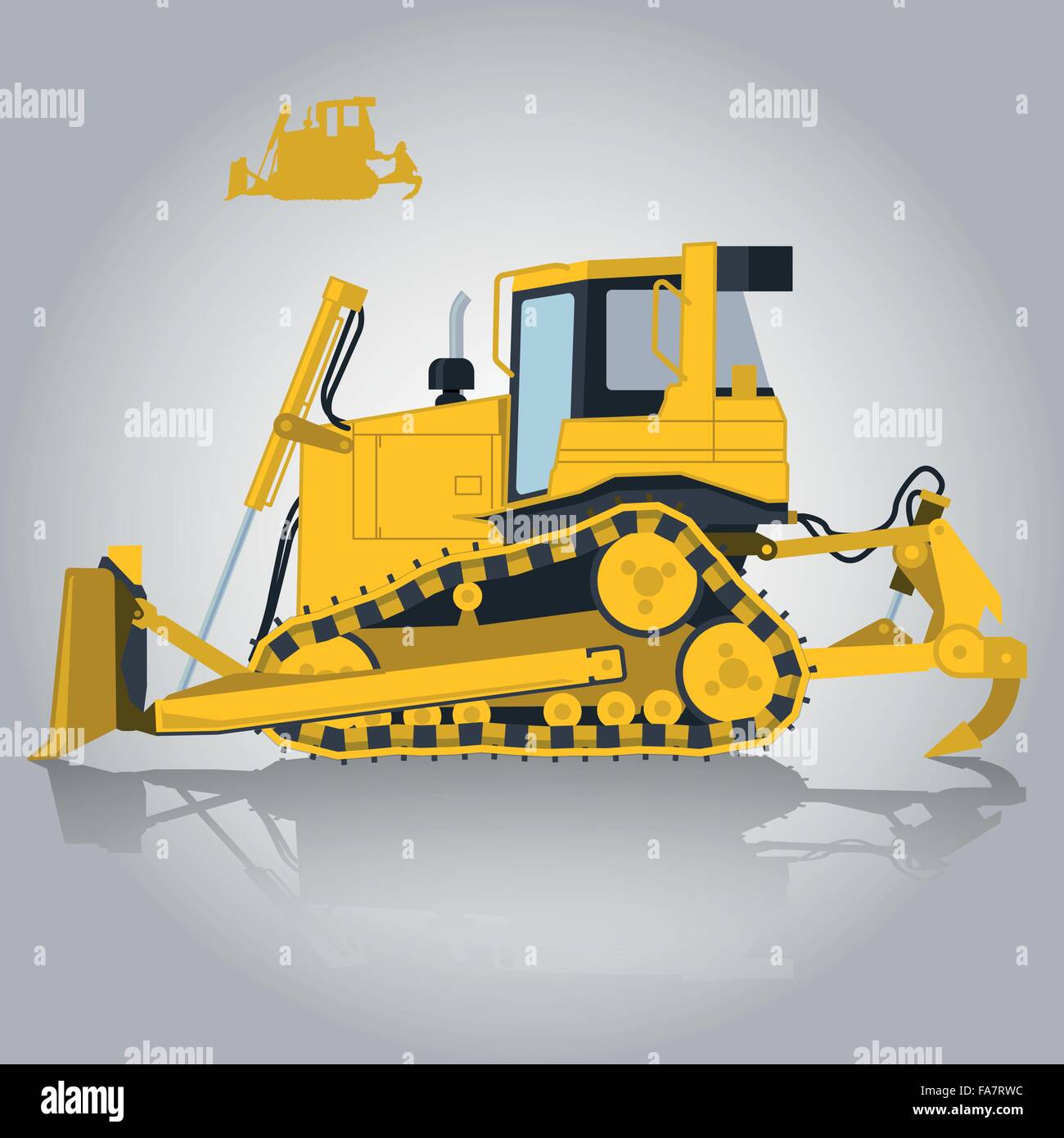 Digger vector vectors hi-res stock photography and images - Alamy