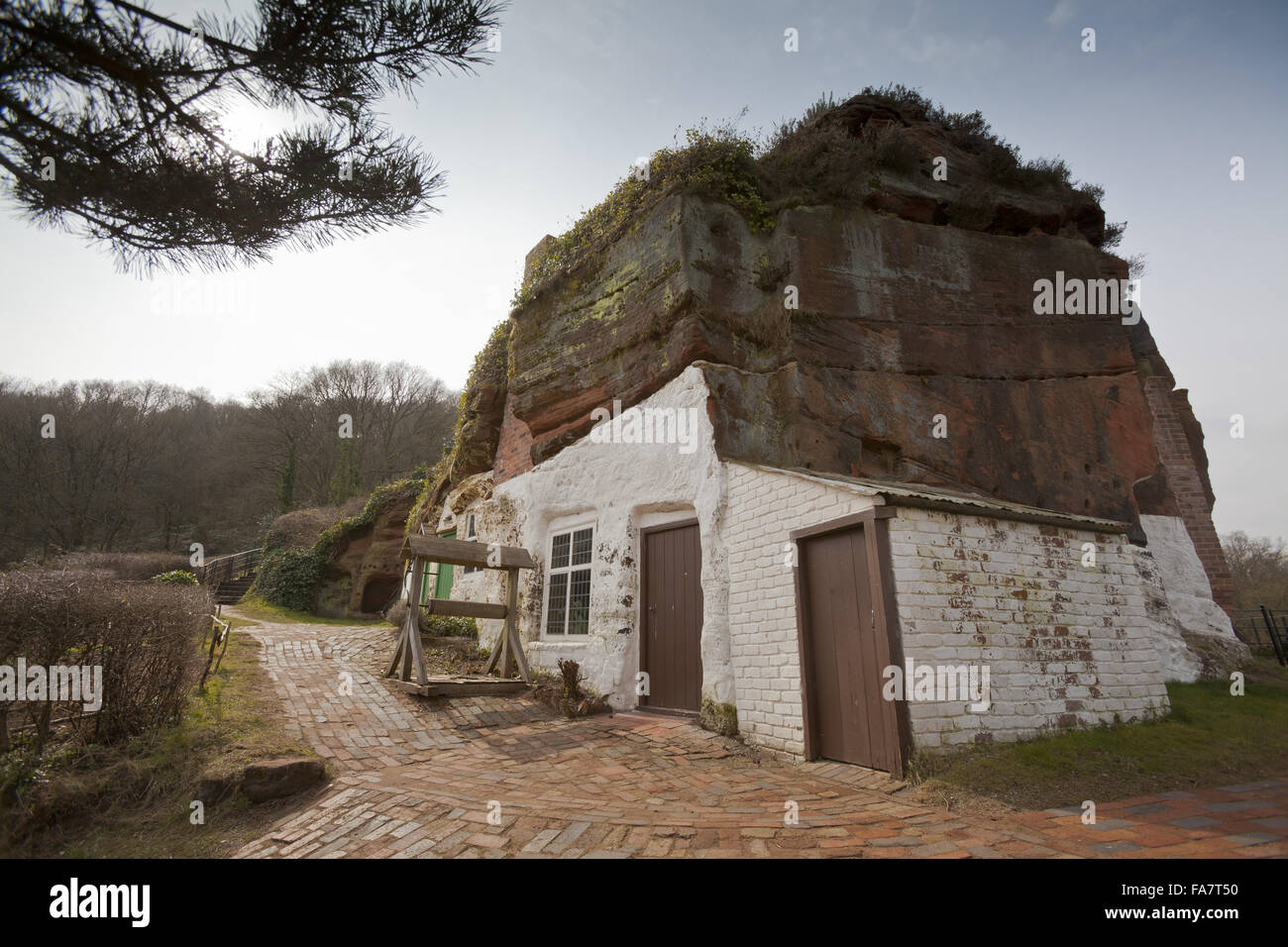 Kinver Edge and the Rock Houses, Staffordshire. The Holy Austin Rock ...