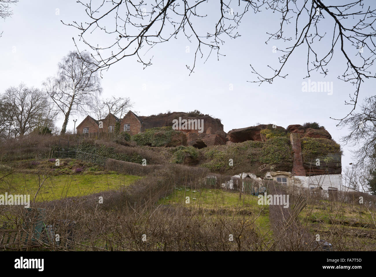Kinver Edge and the Rock Houses, Staffordshire. The Holy Austin Rock ...