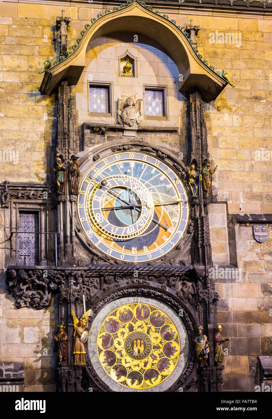 Old town center clock hi-res stock photography and images - Alamy