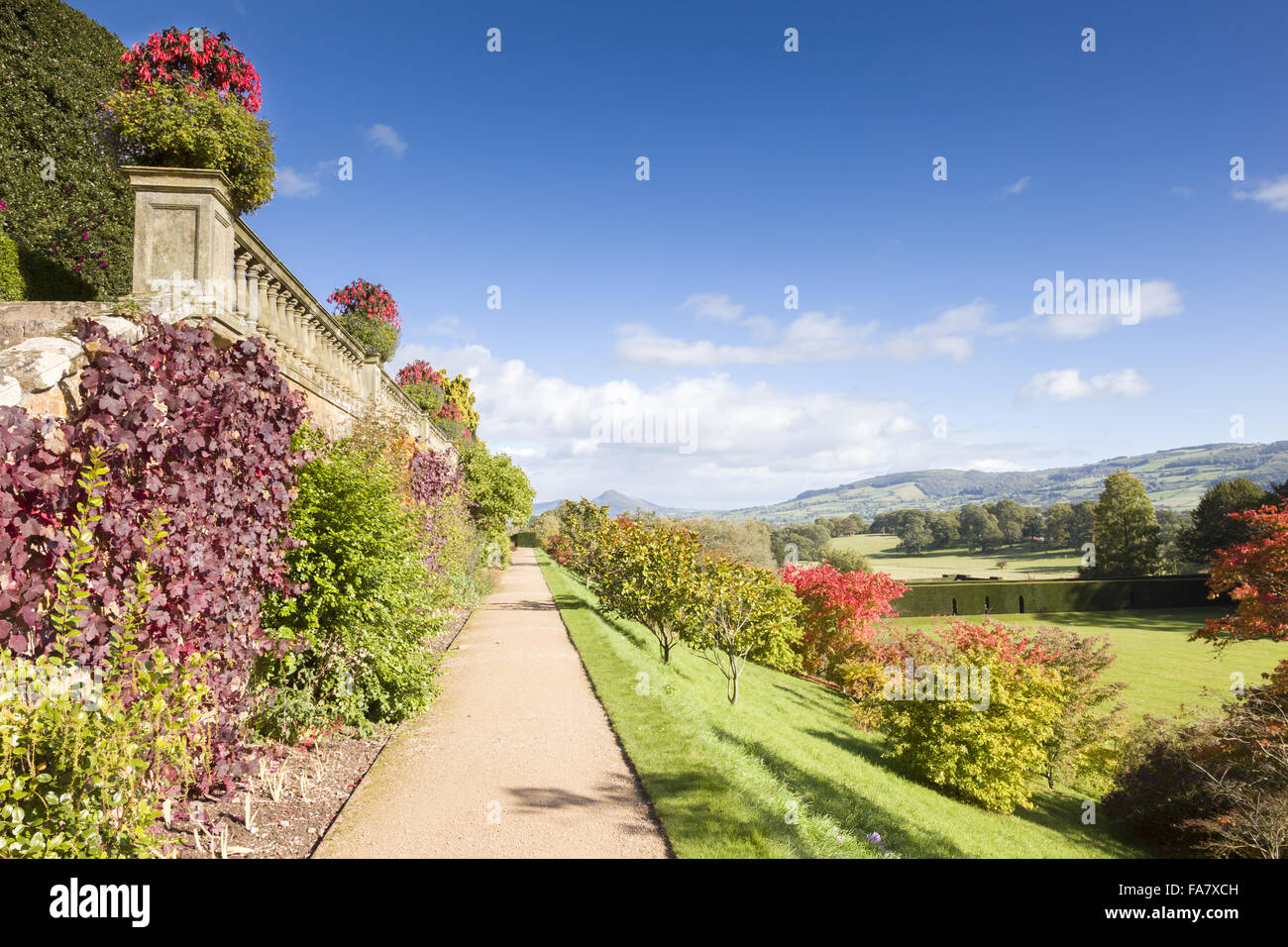 Powis castle welshpool hi-res stock photography and images - Alamy