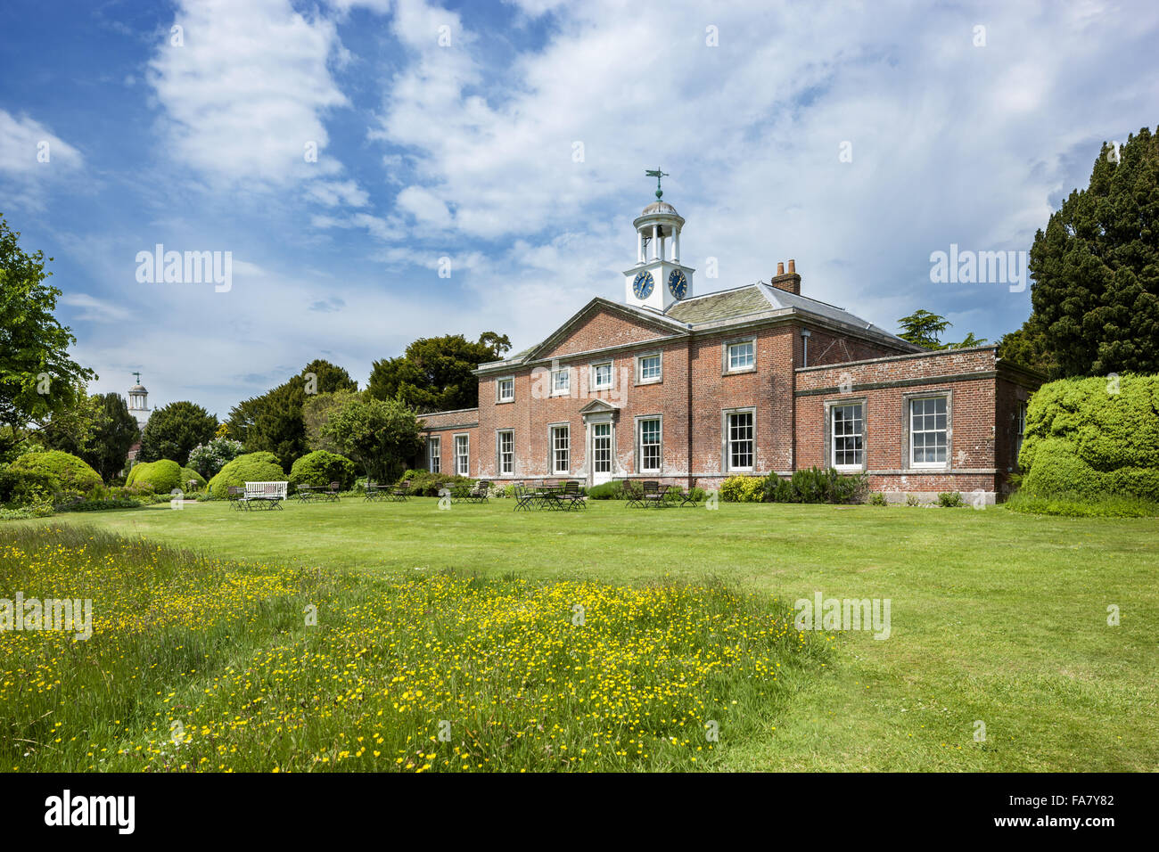 The restaurant and shop block to the east of the house at Uppark House ...