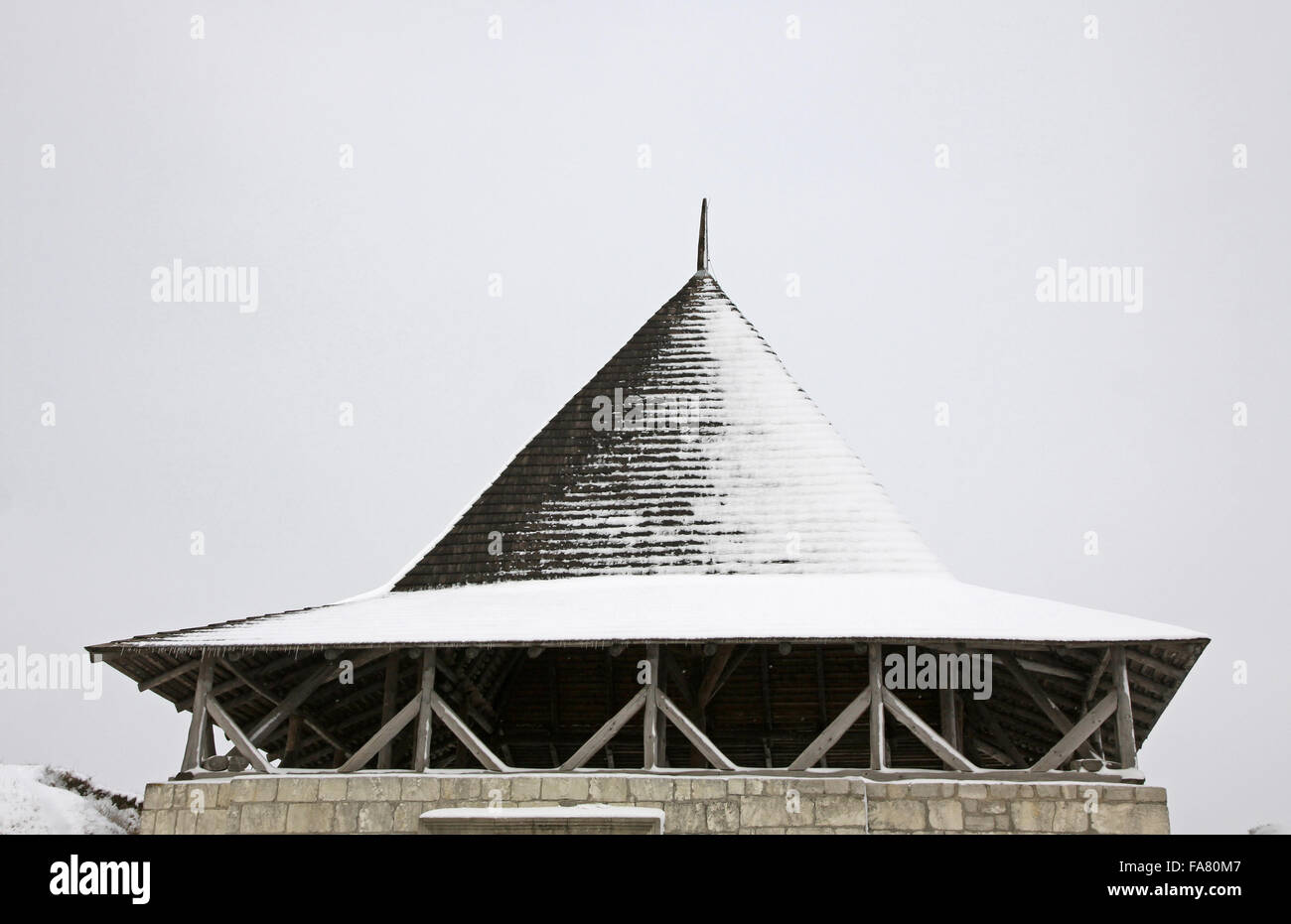 Details of Tower of Medieval Fortress in Hotin, Ukraine Stock Photo - Alamy