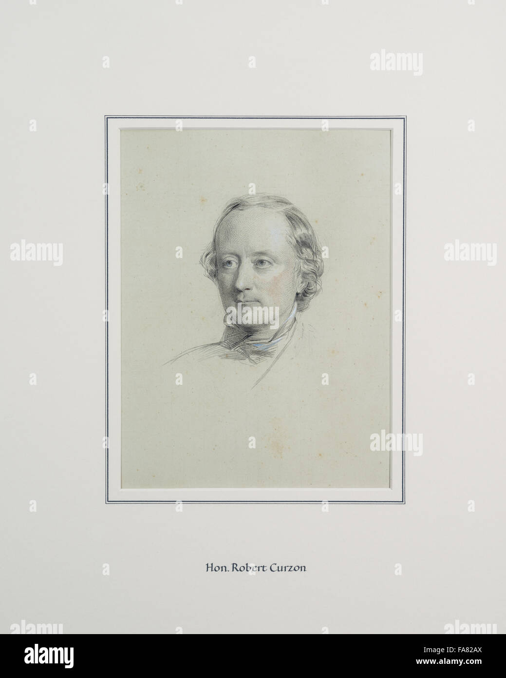 THE HON ROBERT CURZON, FOURTEENTH BARON ZOUCHE, KLS (1810-1873) by ...