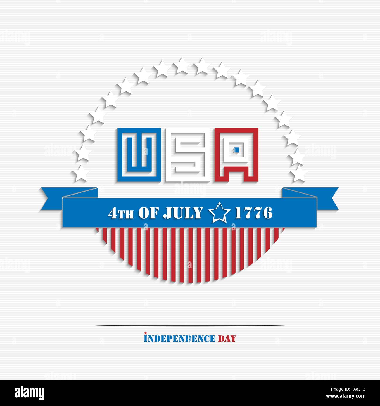 Fourth of july, independence day badge for your design Stock Vector ...