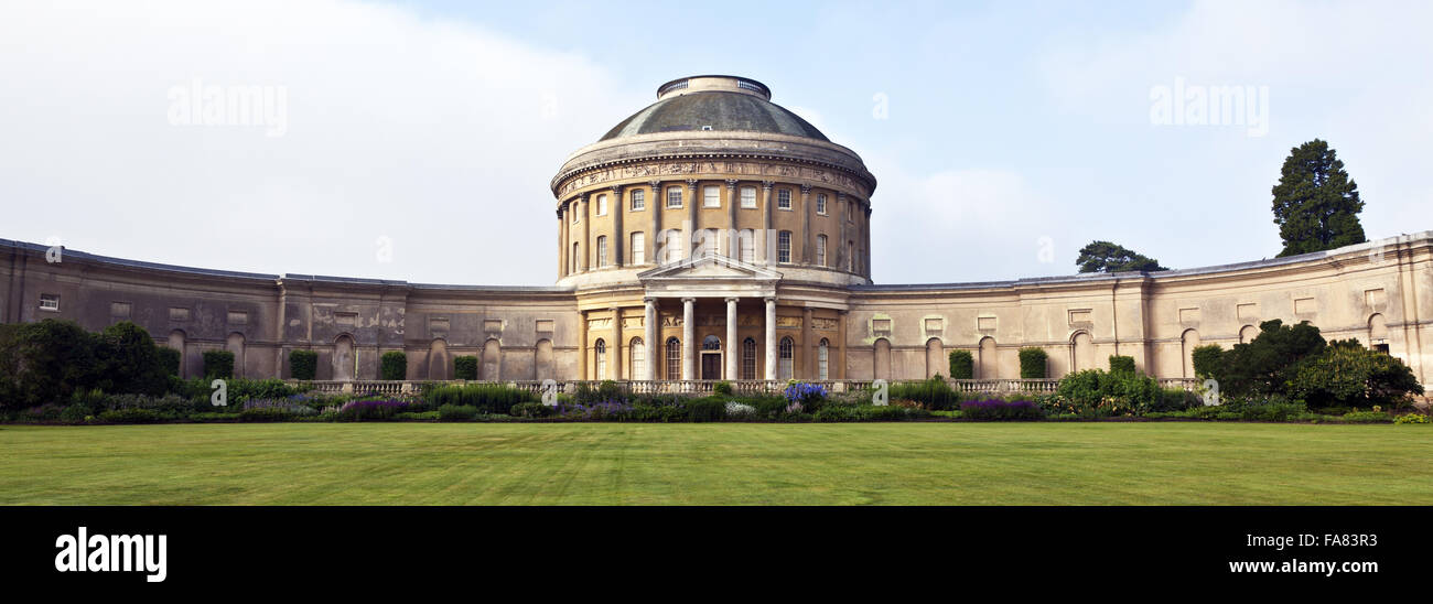 The rotunda and curved wings at Ickworth, Suffolk. The 4th Earl of ...