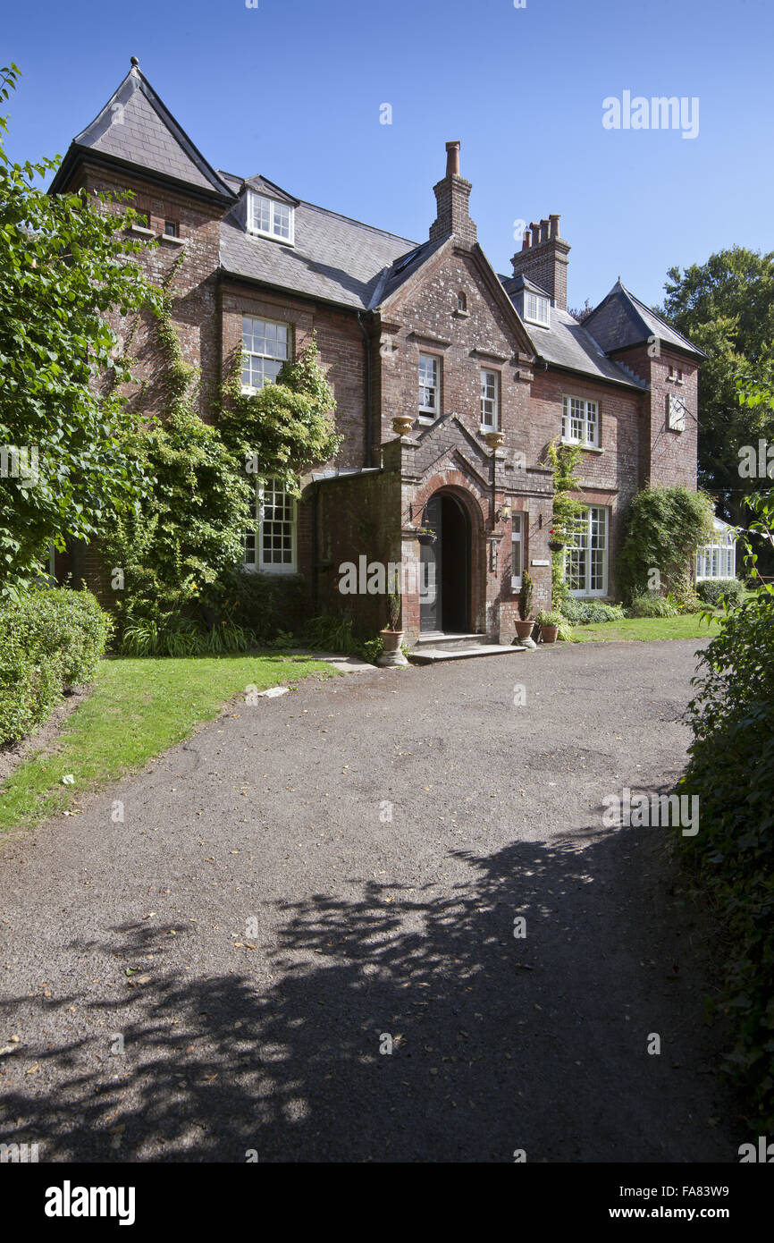 An exterior view of the front of Max Gate, Dorset. The writer Thomas ...