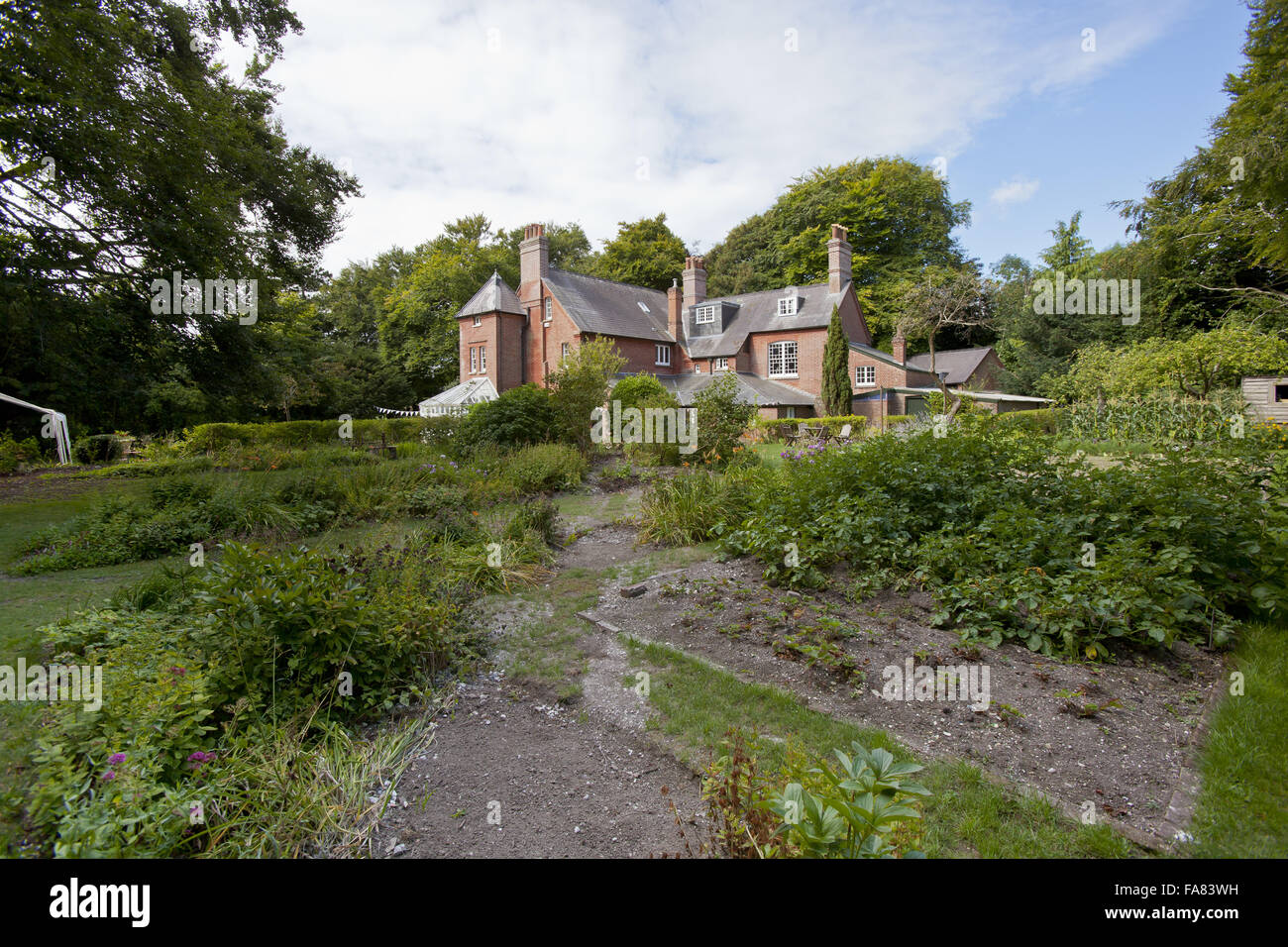 An exterior view of Max Gate, Dorset. The writer Thomas Hardy designed ...