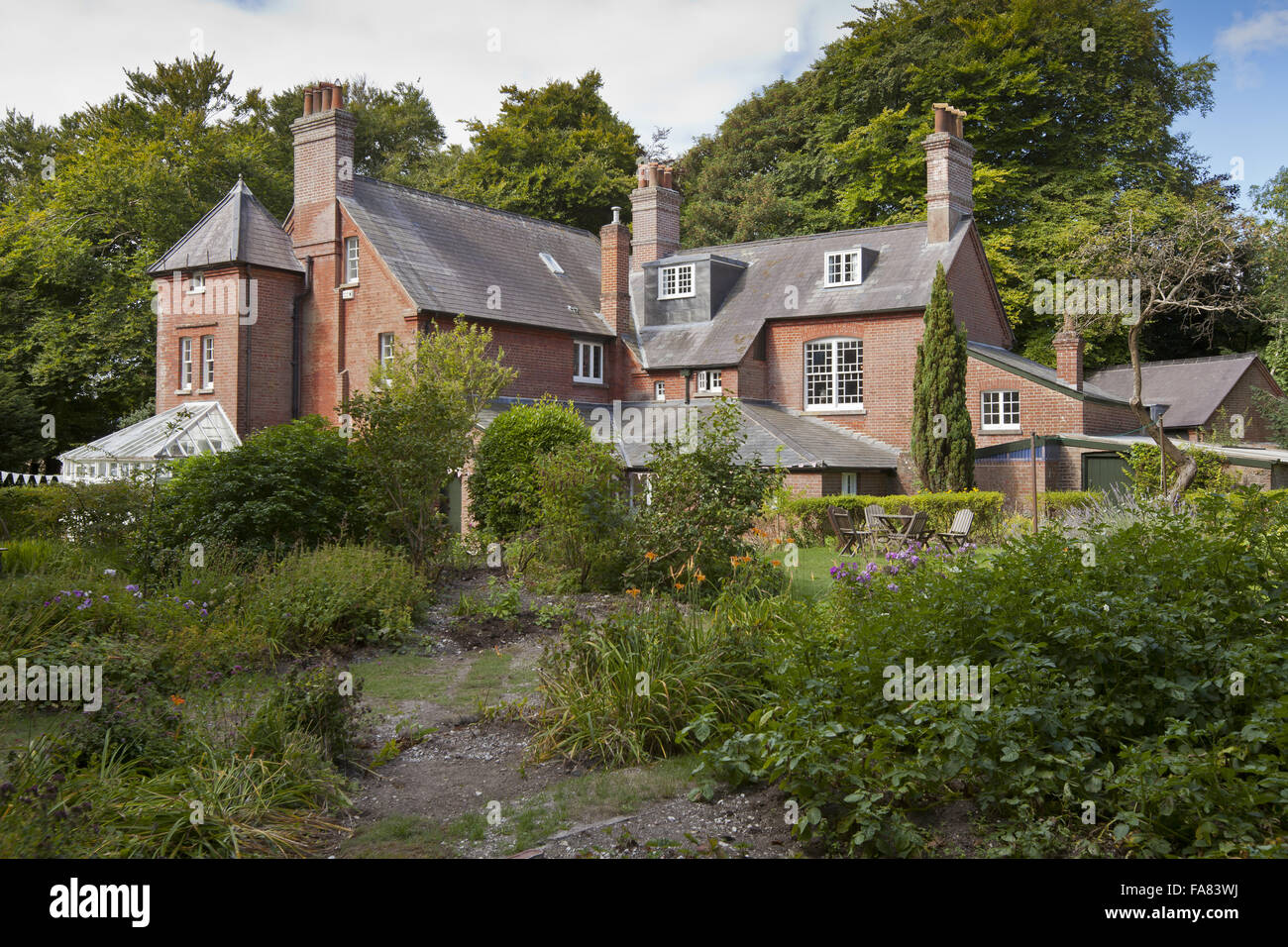 An exterior view of Max Gate, Dorset. The writer Thomas Hardy designed ...