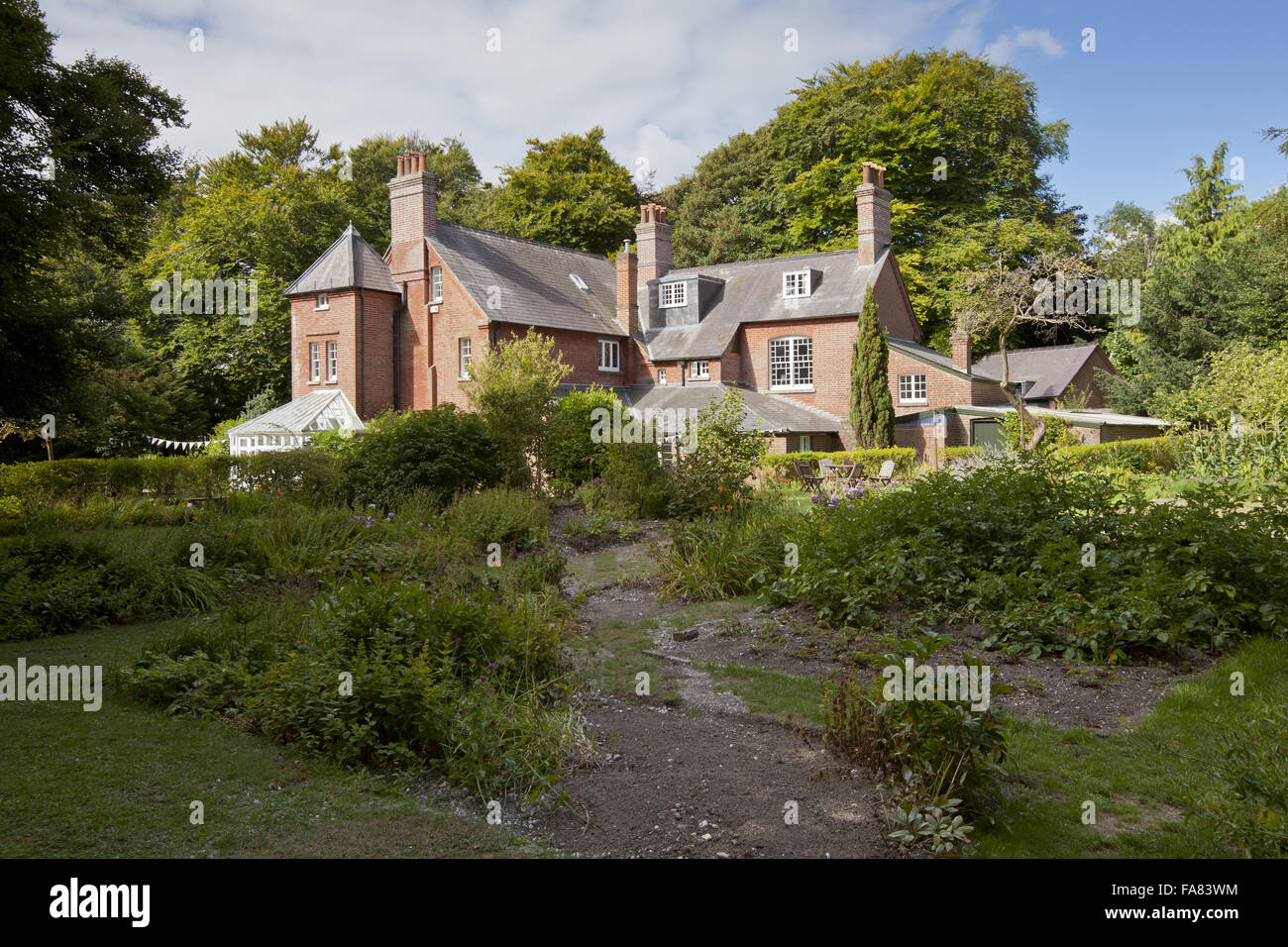 An exterior view of Max Gate, Dorset. The writer Thomas Hardy designed ...