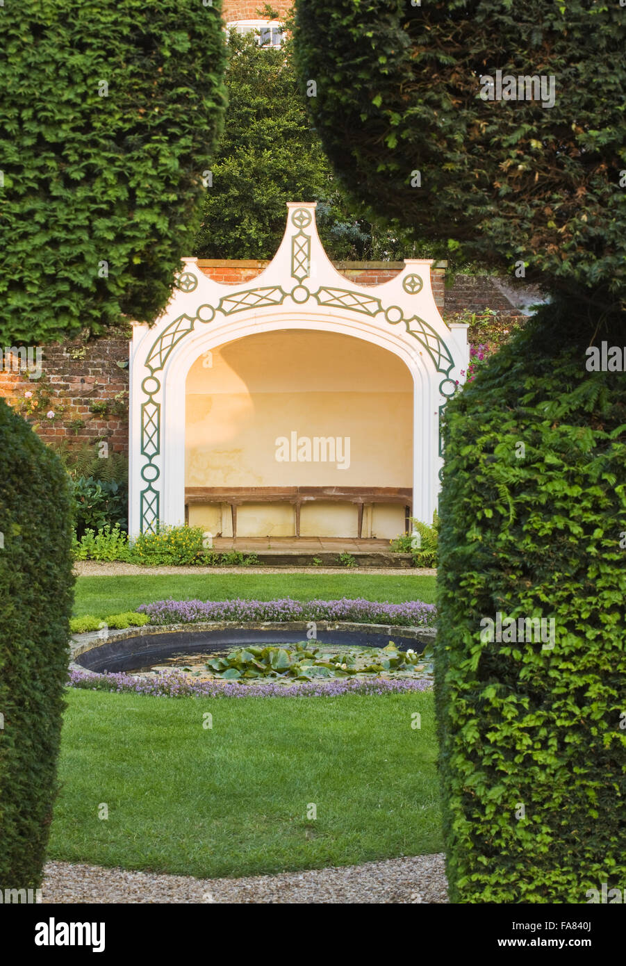 The Victorian Summer House in the Pool Garden at Peckover House and ...