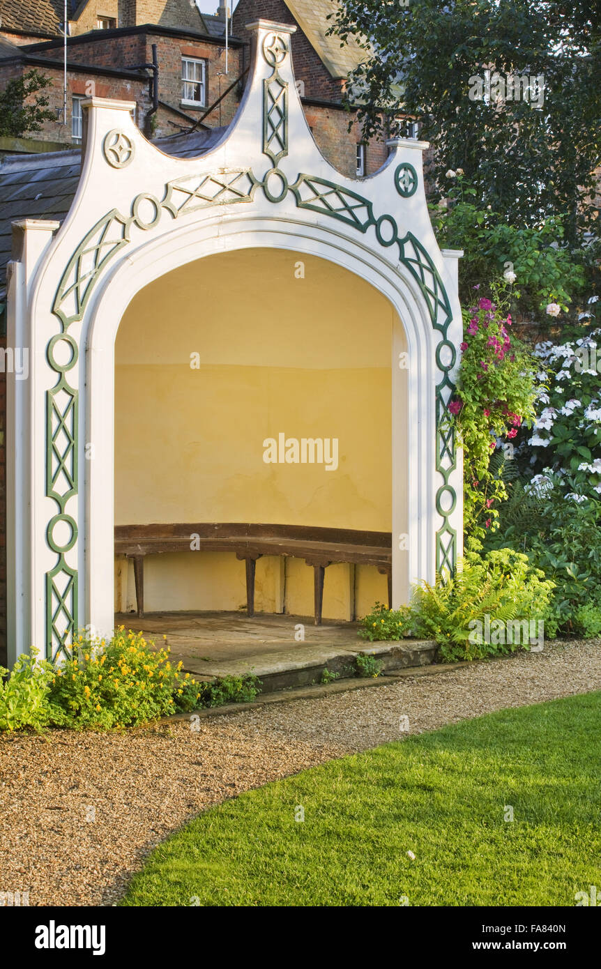 The Victorian Summer House in the Pool Garden at Peckover House and ...