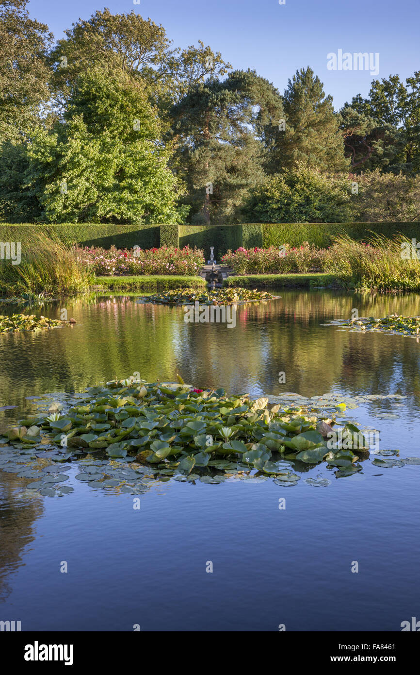 The lily pond at Bateman's, East Sussex. Bateman's was the home of the ...