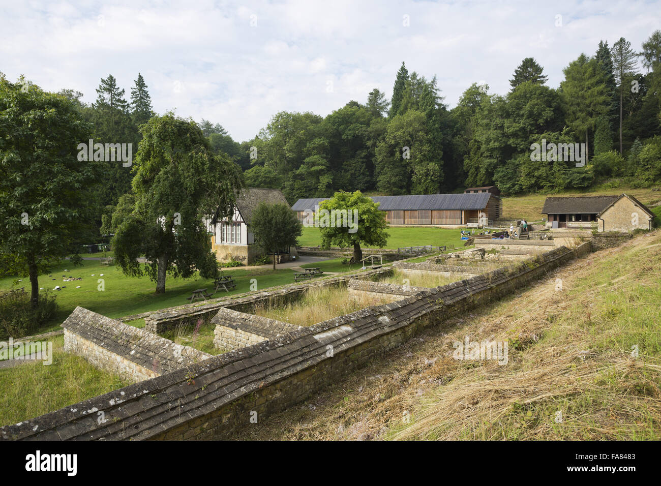 A view along the North Range looking towards the Victorian shooting ...