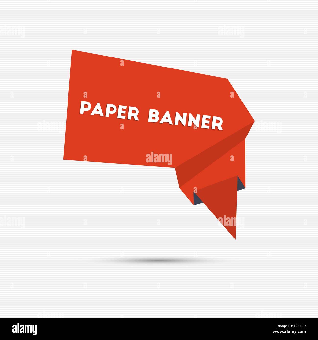 Abstract colorful paper banner for your design Stock Vector Image & Art ...