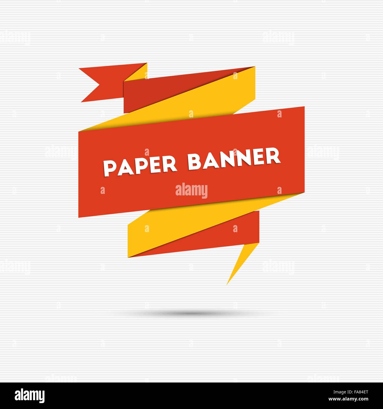 Abstract colorful paper banner for your design Stock Vector Image & Art ...