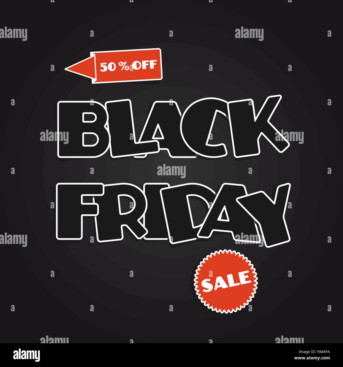 Banner black friday sale Stock Vector Images - Alamy