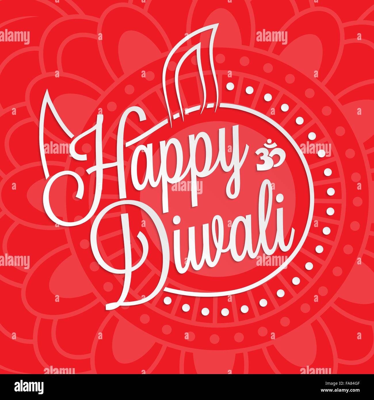 Happy diwali lettering for your greeting card design Stock Vector Image ...