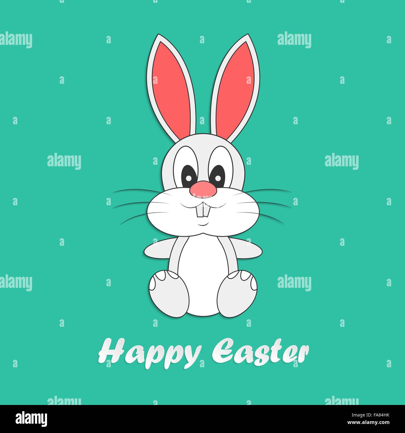 Cute rabbit ears Stock Vector Images - Alamy