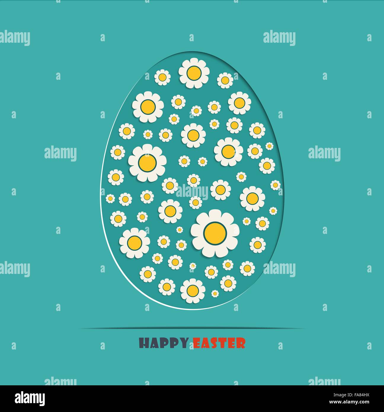 Vector illustration of an abstract easter background for your design ...