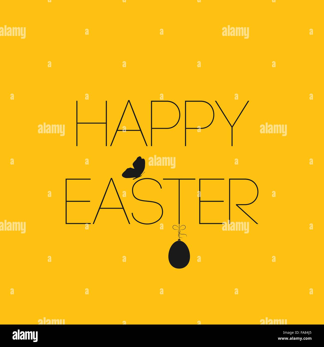 Vector illustration of an abstract easter background for your design ...