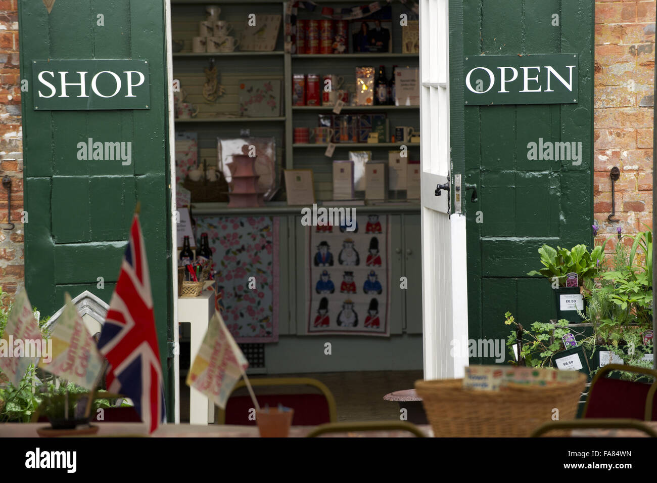 The National Trust shop at Basildon Park, Berkshire Stock Photo - Alamy
