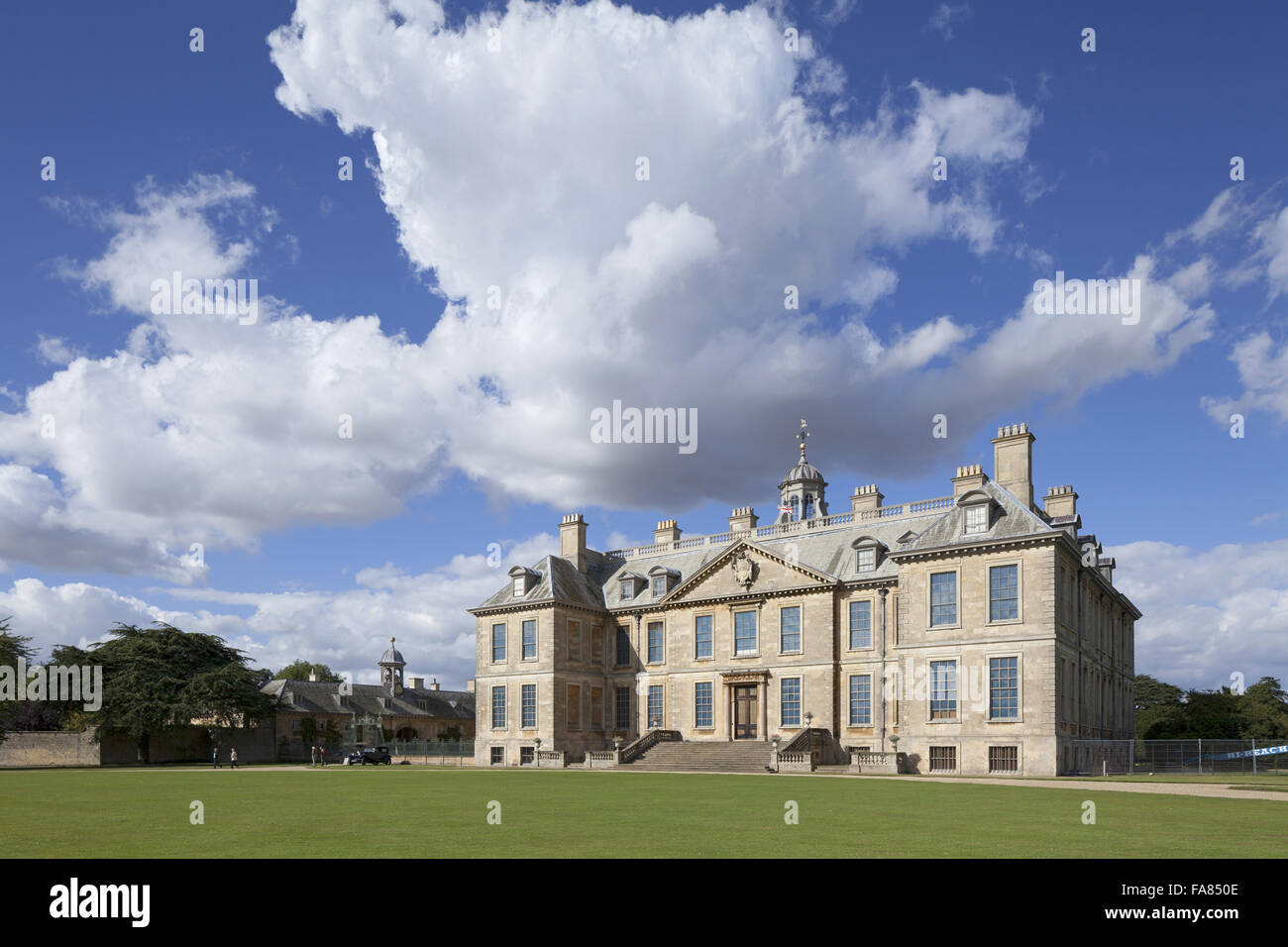Exterior view of the south front of Belton House, Lincolnshire. The ...