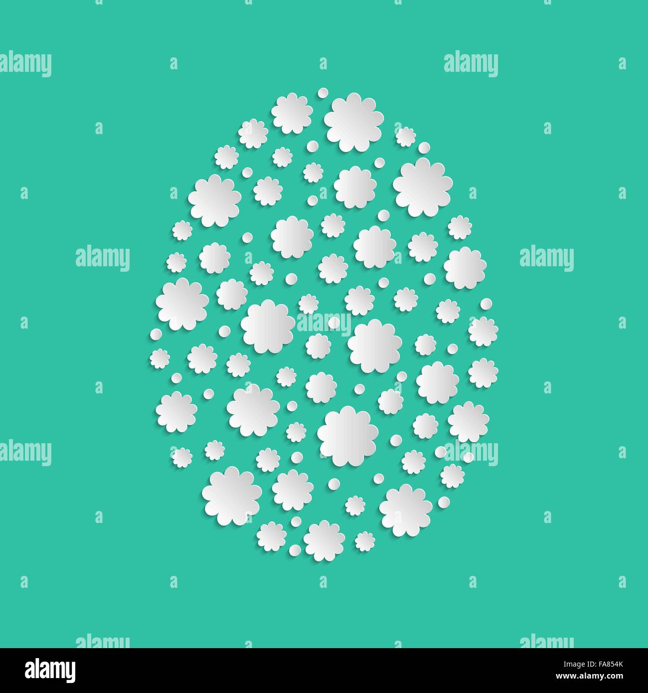 Vector illustration of an abstract easter background for your design ...