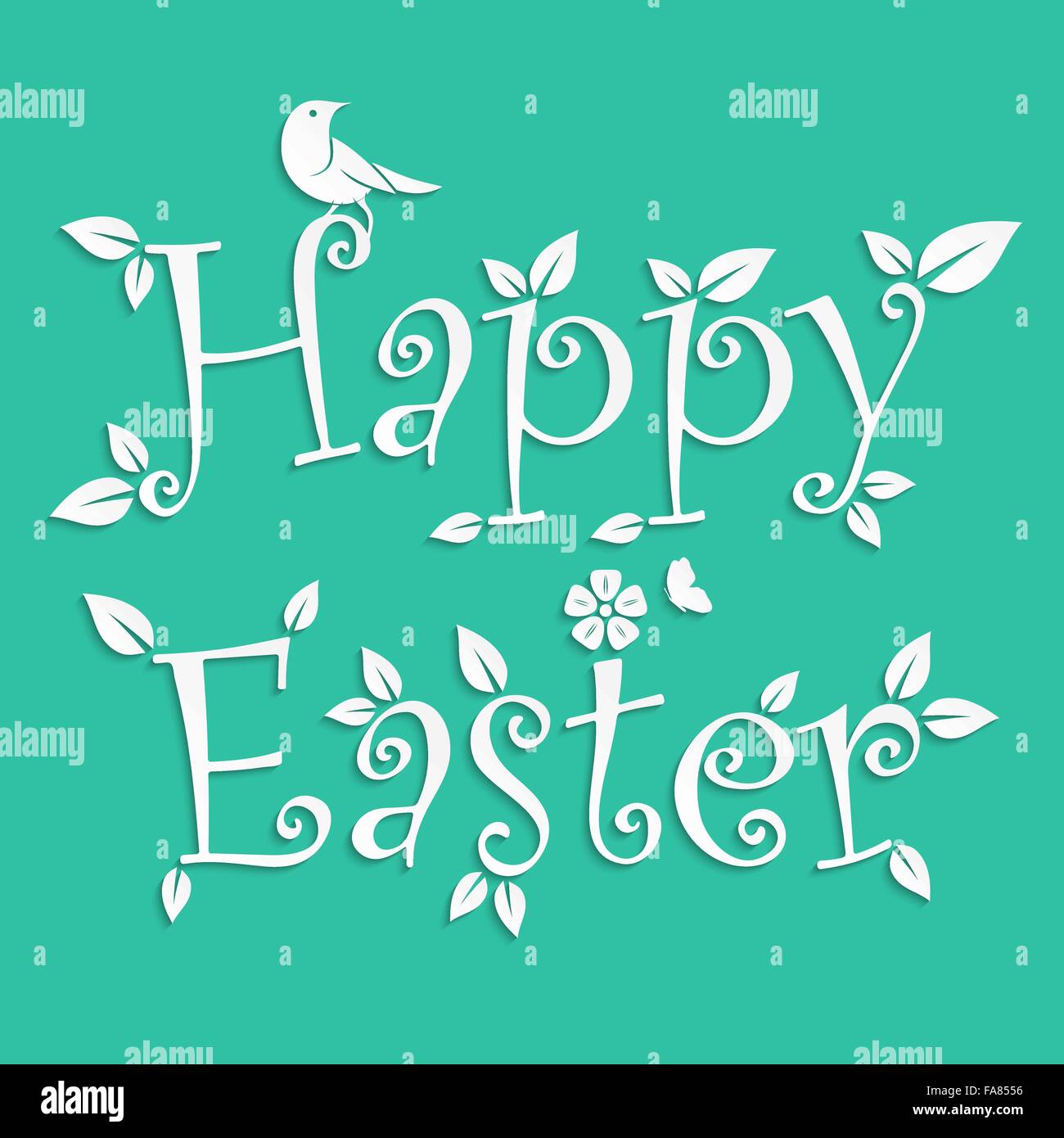 Vector illustration of an abstract easter background for your design ...